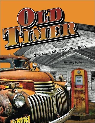 adult hot rod coloring book